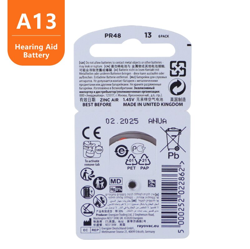 Pilas para Audífonos RAYOVAC - El Mercante